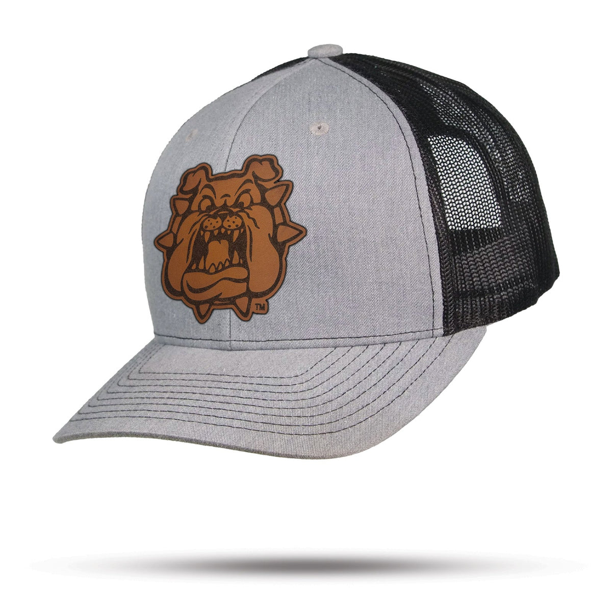 WYR Fresno State University Bulldogs Leather Patch Hat